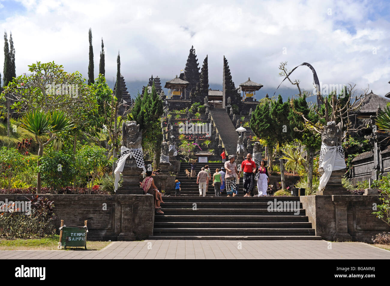 Pura Besakih, high on the slopes of Mt. Agung, is the Mother Temple of ...