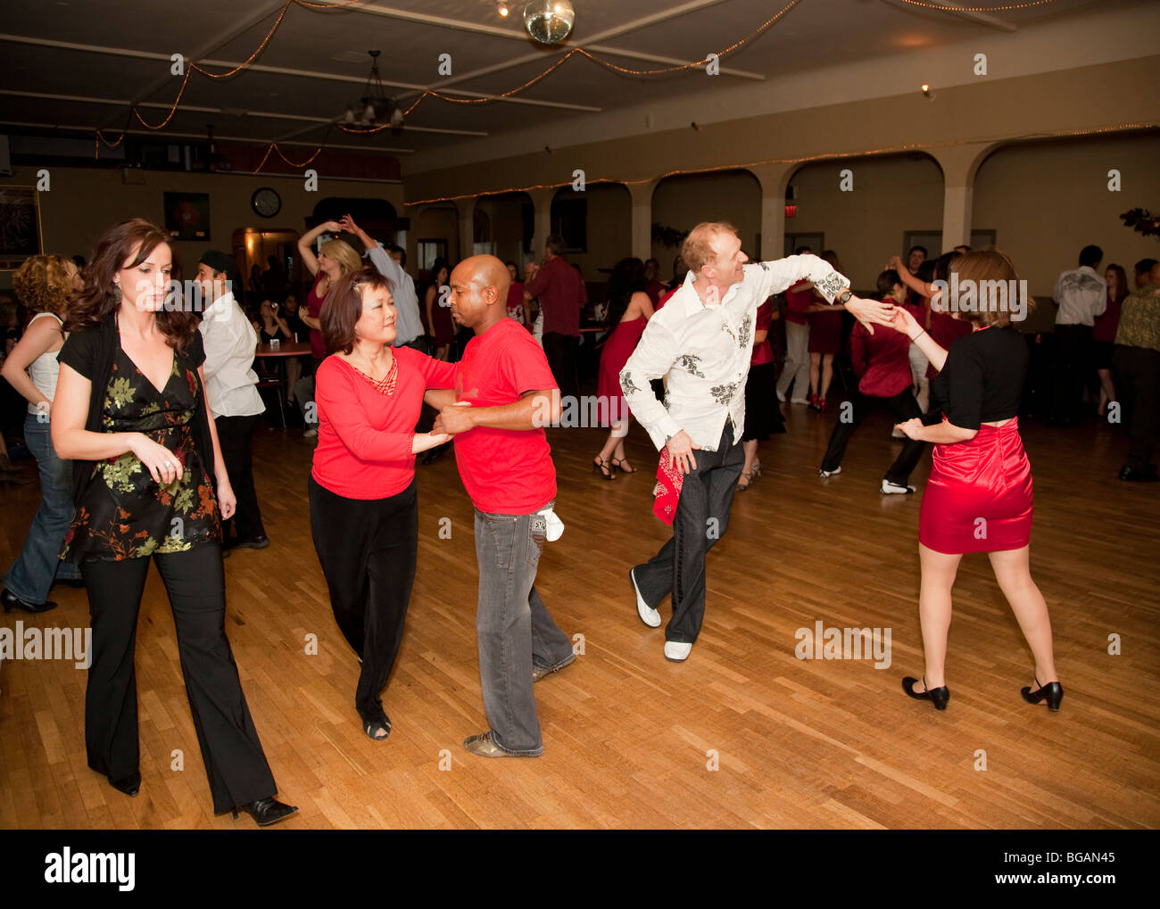 Salsa Caliente Red and White Anniversary Ball, Victoria, BC, Canada ...
