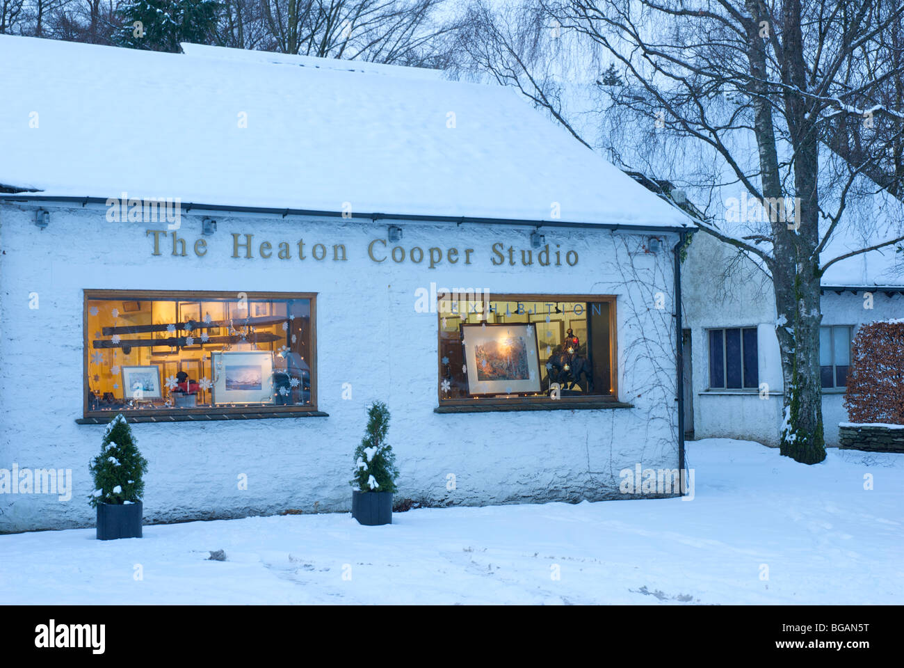 The Heaton Cooper Gallery in the village of Grasmere, Lake District ...