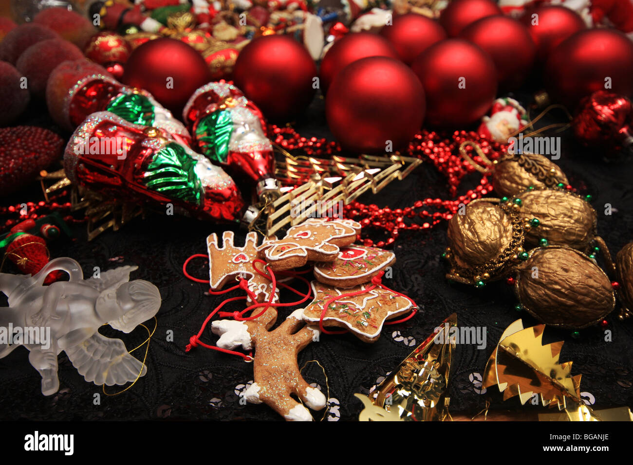 Pile christmas balls hi-res stock photography and images - Alamy
