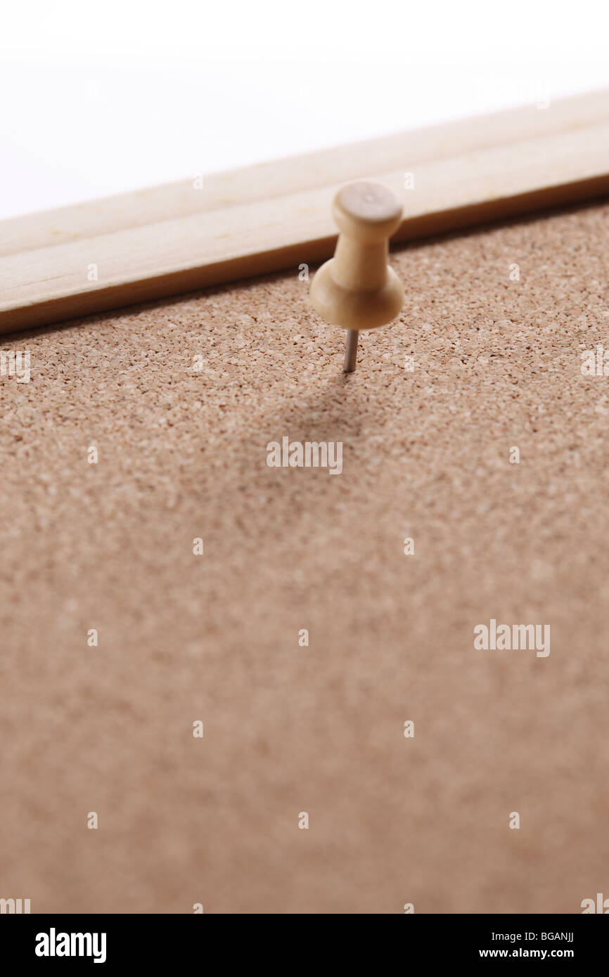Thumbtacks on frame Stock Photo - Alamy