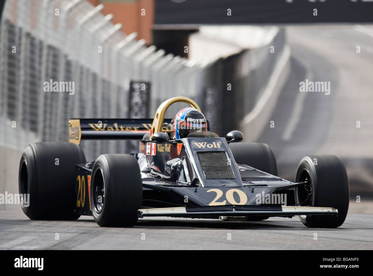 A 1978 Wolf WR-6 in the Historic Grand Prix support race for the 2007 ...