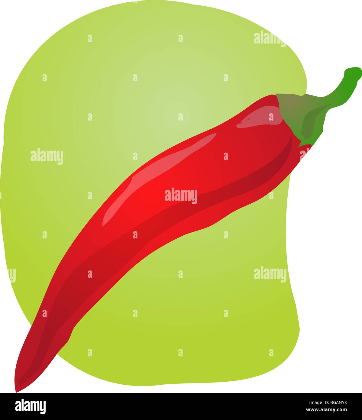 Sketch of a chilli. Hand-drawn lineart look illustration Stock Photo ...