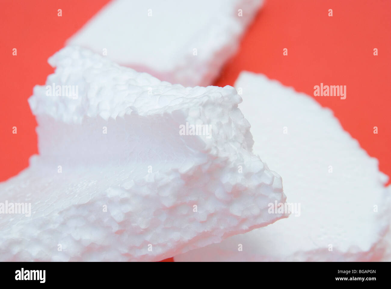 Styrofoam detail showing individual beads Stock Photo - Alamy