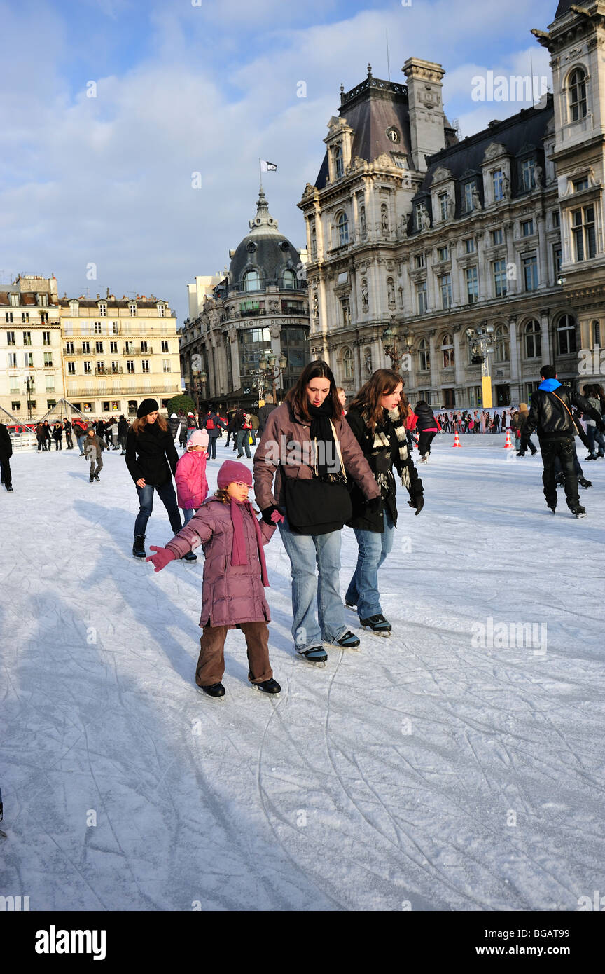 Paris, France, Large Crowd People, Young French Family, Sports ...