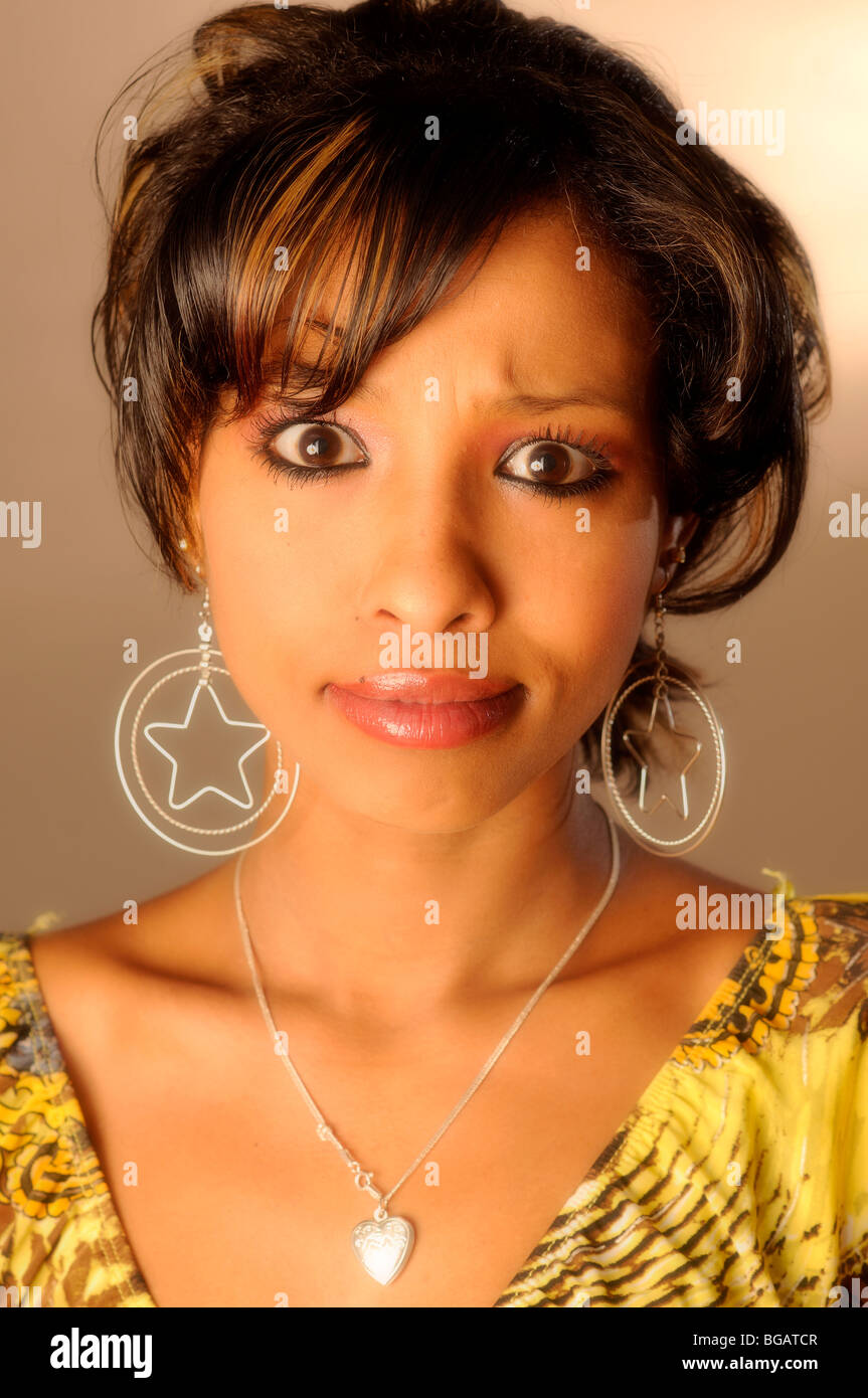 black african model portrait Stock Photo - Alamy
