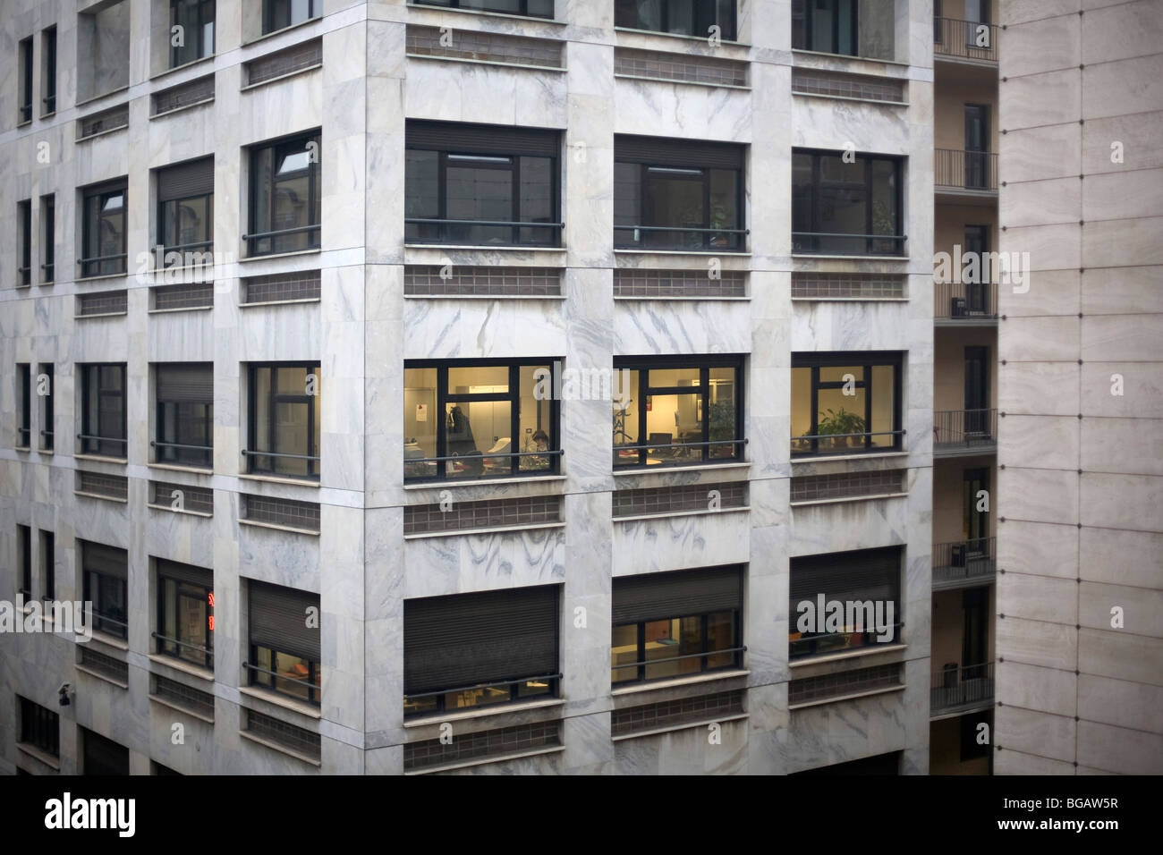 Office Building Turin Italy Stock Photo - Alamy