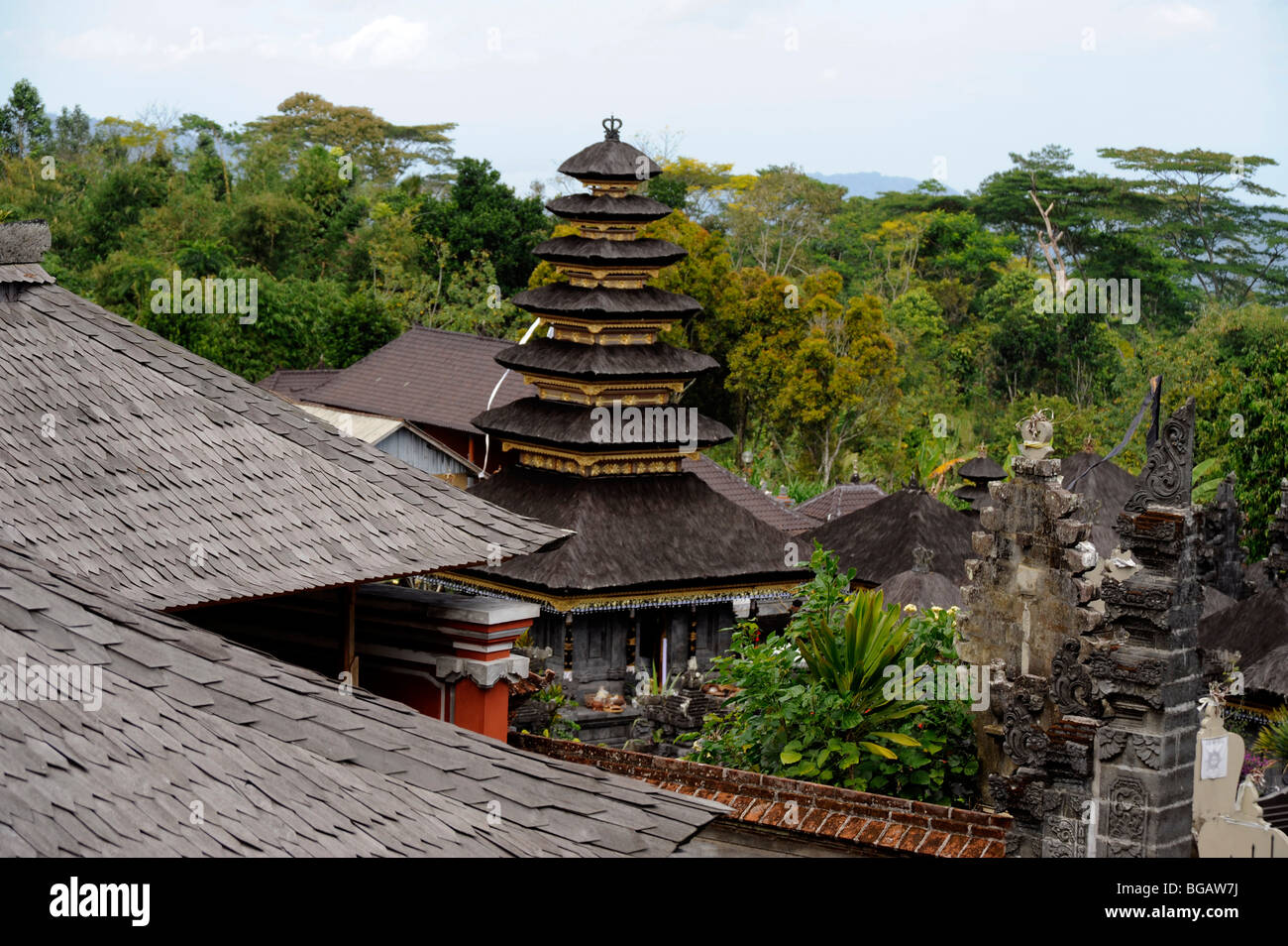 Pura Besakih, high on the slopes of Mt. Agung, is the Mother Temple of ...