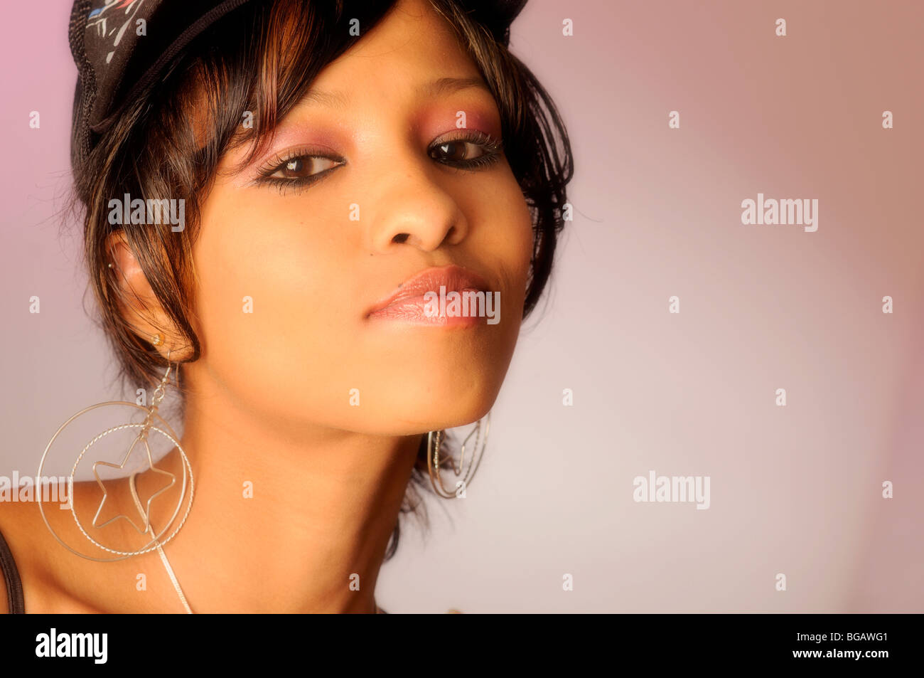 black african model portrait Stock Photo - Alamy