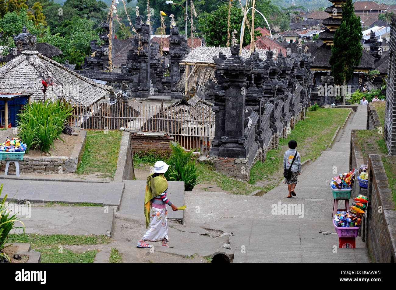 Pura Besakih, high on the slopes of Mt. Agung, is the Mother Temple of ...