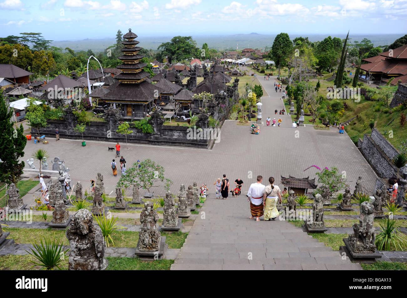 Pura Besakih, high on the slopes of Mt. Agung, is the Mother Temple of ...