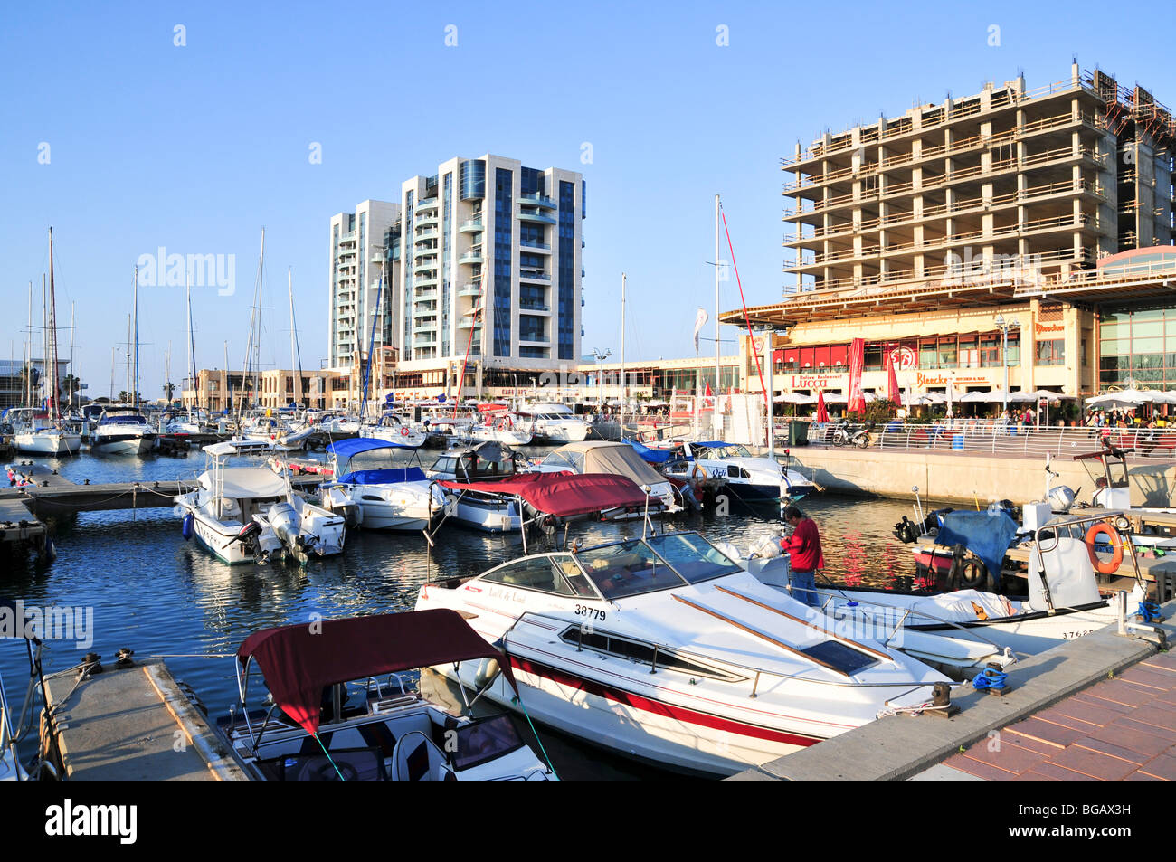 Israel, Herzliya, Yachts in the Marina Stock Photo - Alamy