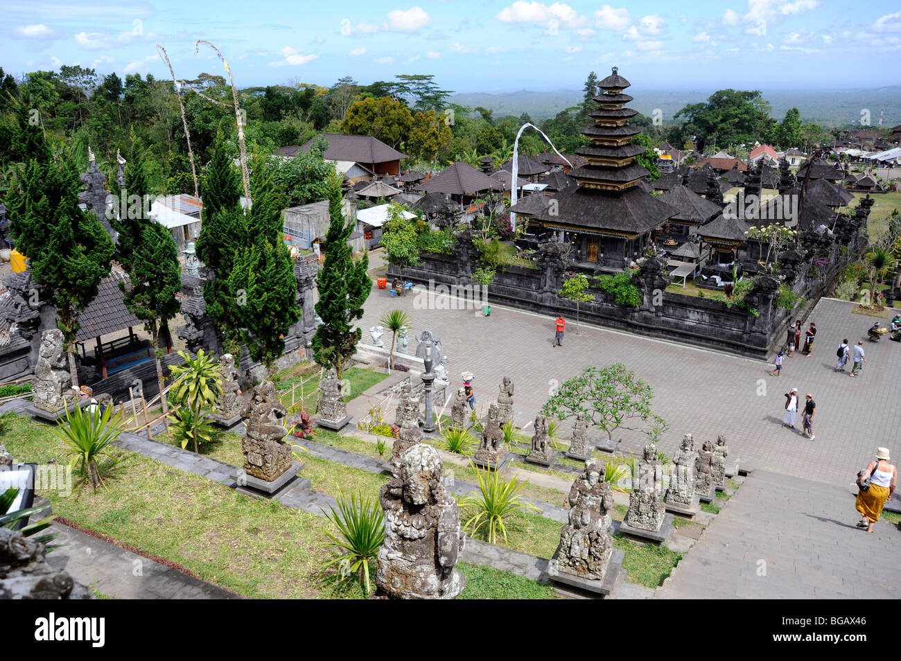 Pura Besakih, high on the slopes of Mt. Agung, is the Mother Temple of ...