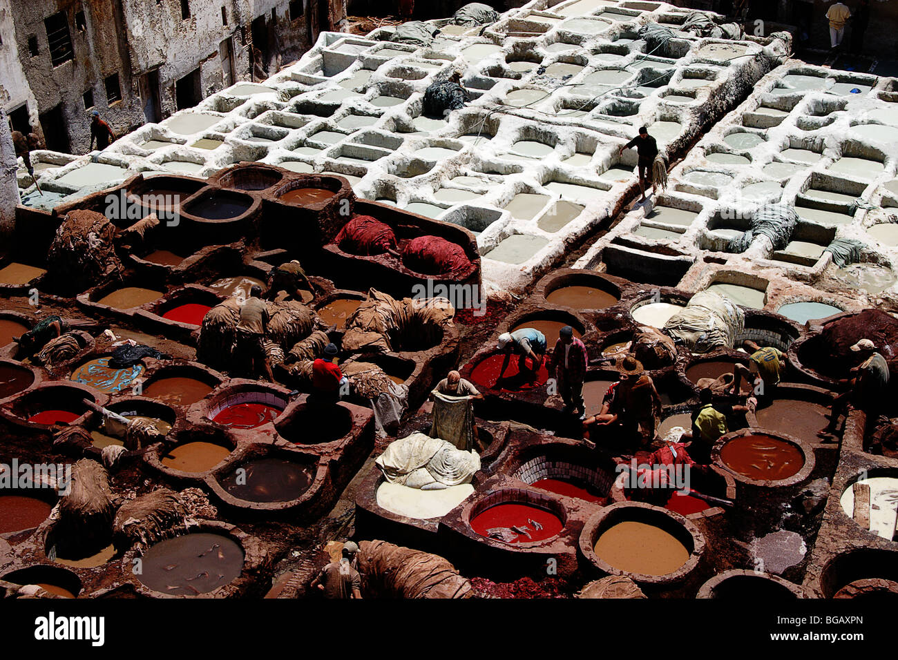 Leather tanning fes hi-res stock photography and images - Alamy