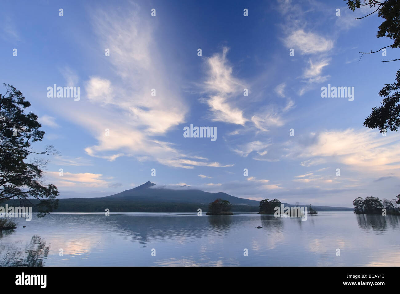 Japan, Hokkaido Island, Onuma Koen National Park, Onuma Koen Volcano ...