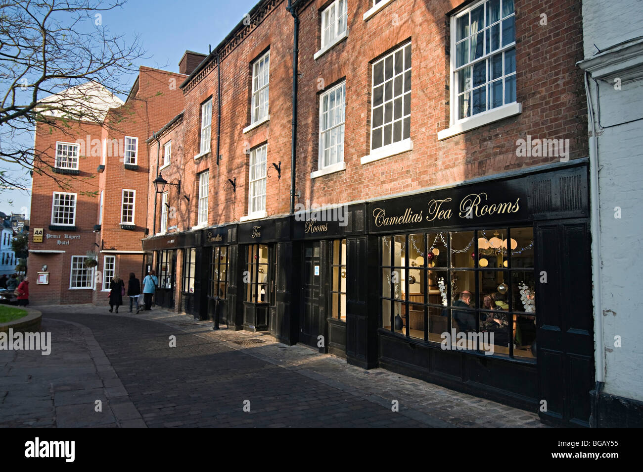 Butchers row art gallery sca Shrewsbury Stock Photo - Alamy
