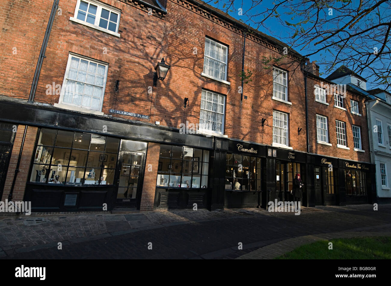 Butchers row art gallery sca Shrewsbury Stock Photo - Alamy