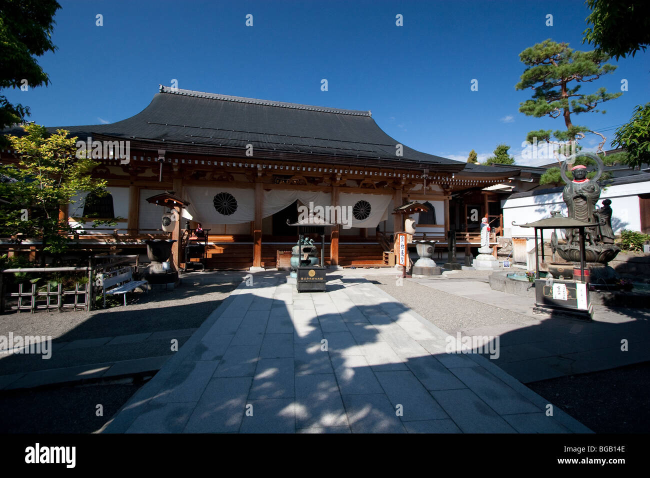 Japan, Honshu Island, Nagano, Zenko Ji Temple Stock Photo - Alamy