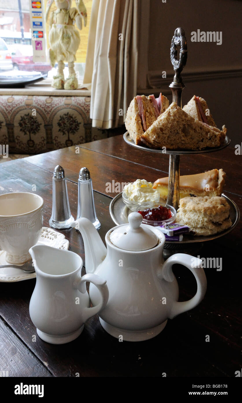 Afternoon tea cake stand hi-res stock photography and images - Alamy