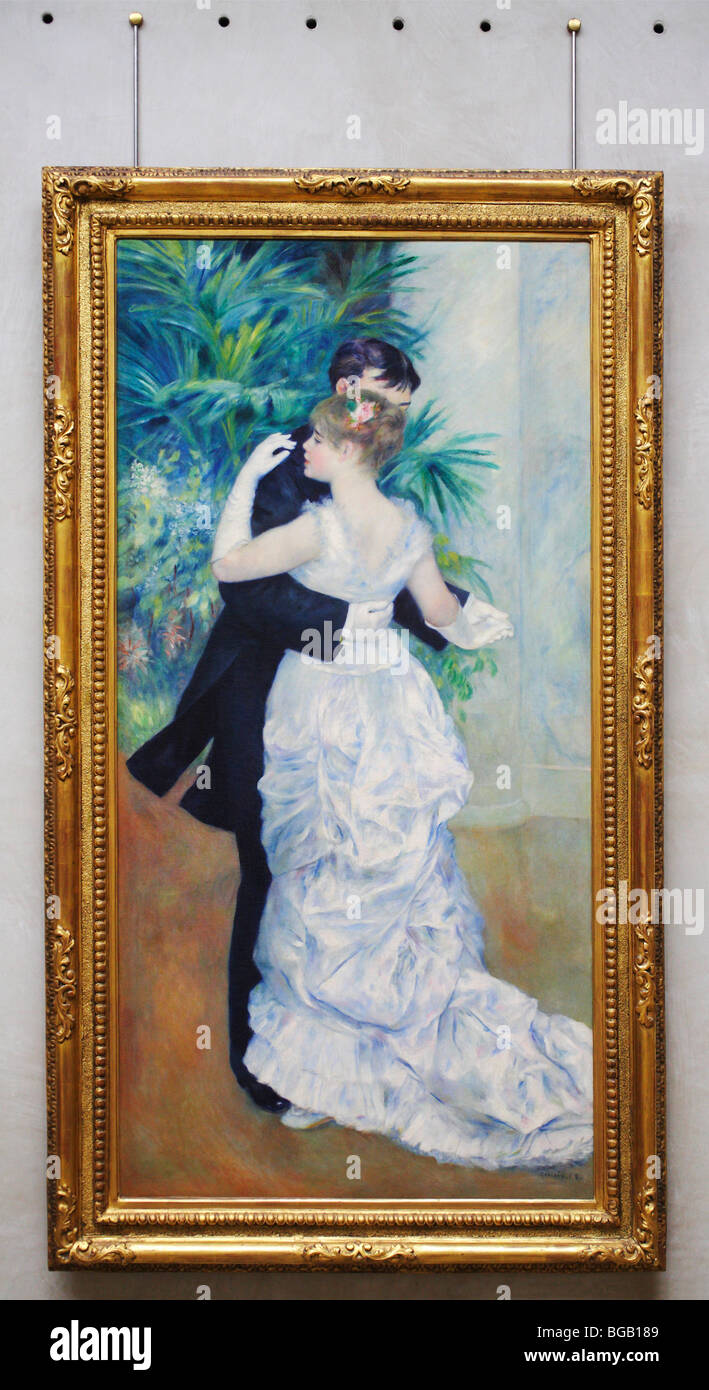 City Dance by Pierre-Auguste Renoir, Musée d'Orsay (Orsay Museum ...