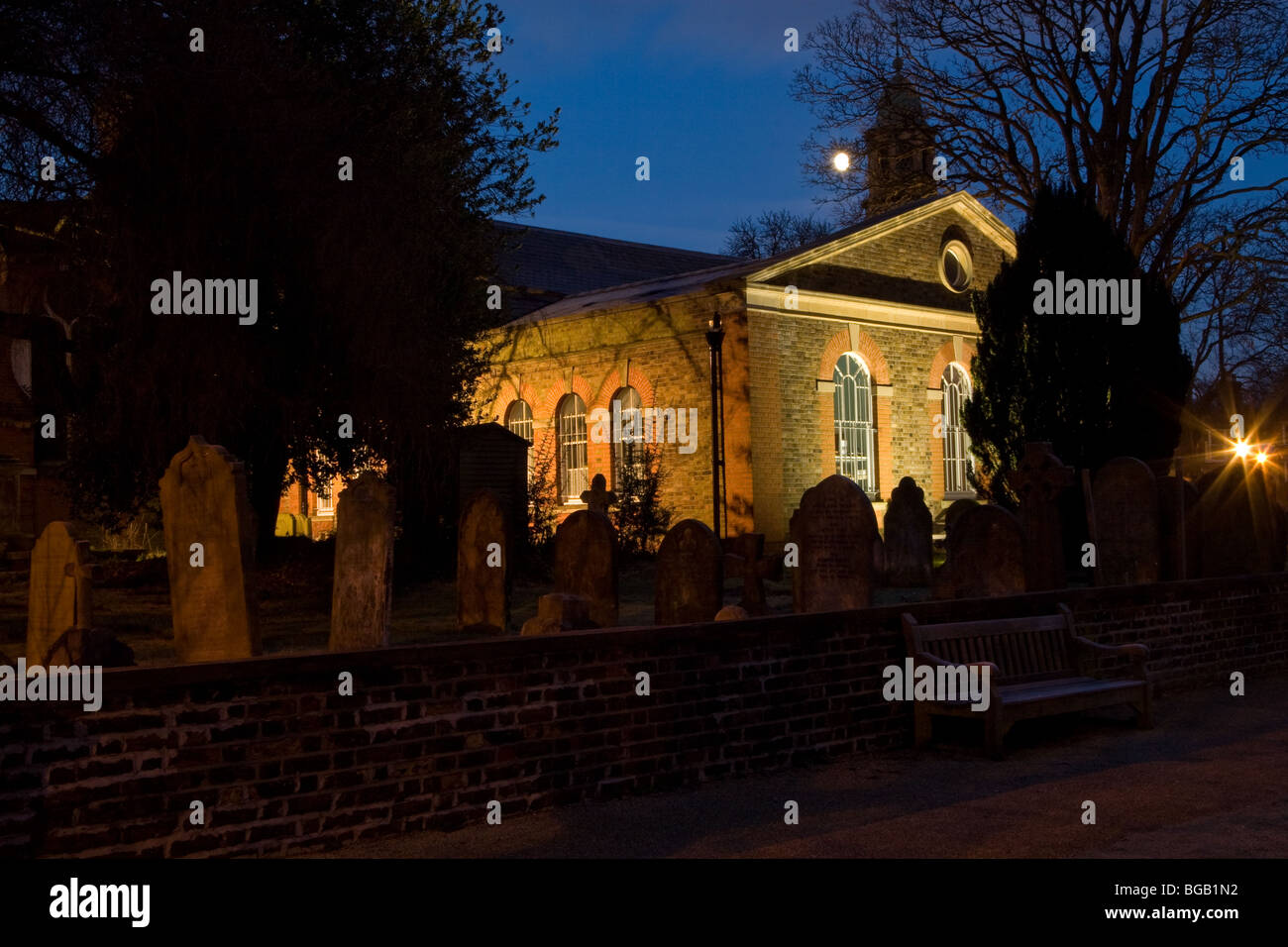 Night time moonlight hi-res stock photography and images - Alamy