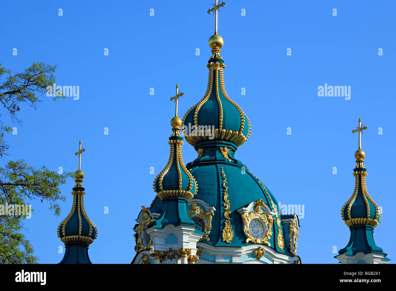 Baroque church green dome hi-res stock photography and images - Alamy