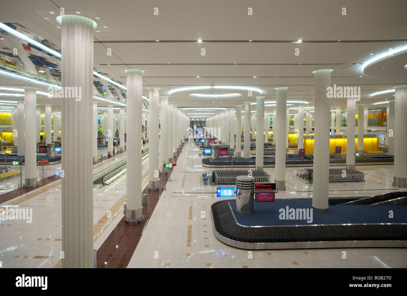 Dubai Aerport Terminal 3, Dubai, United Arabian Emirates Stock Photo ...