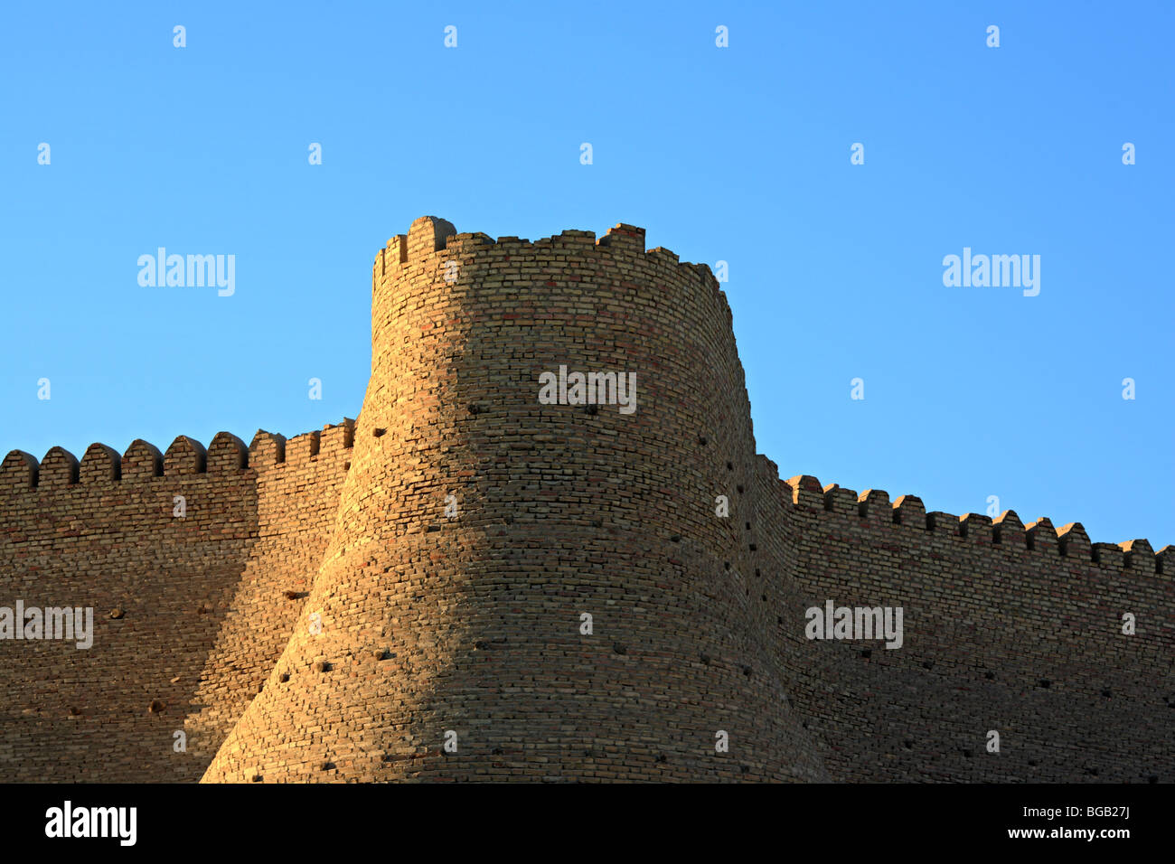 City walls, Ark fortress, Bukhara, Uzbekistan Stock Photo - Alamy