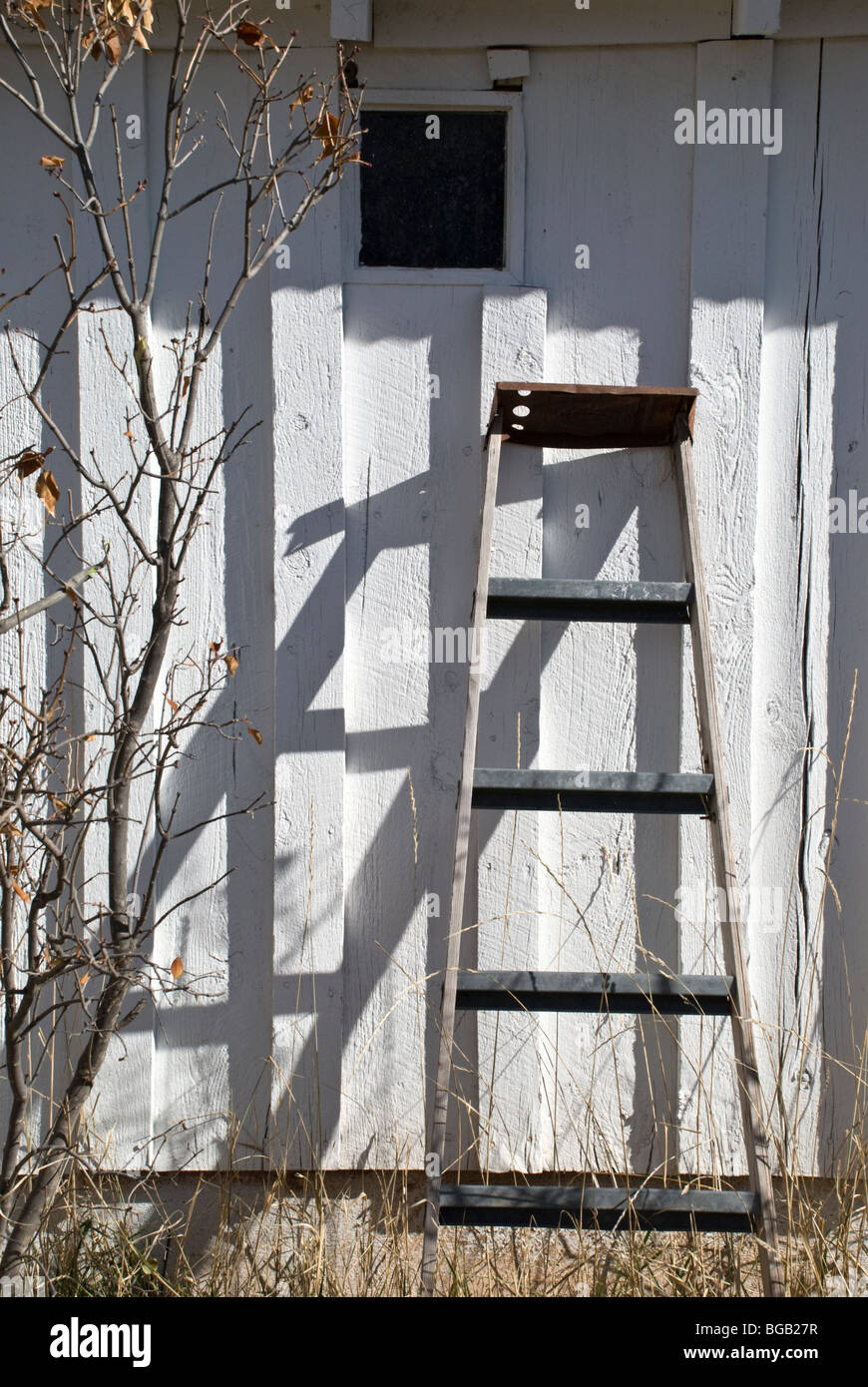 Winter light casts interesting shadows on this barn in southern New ...