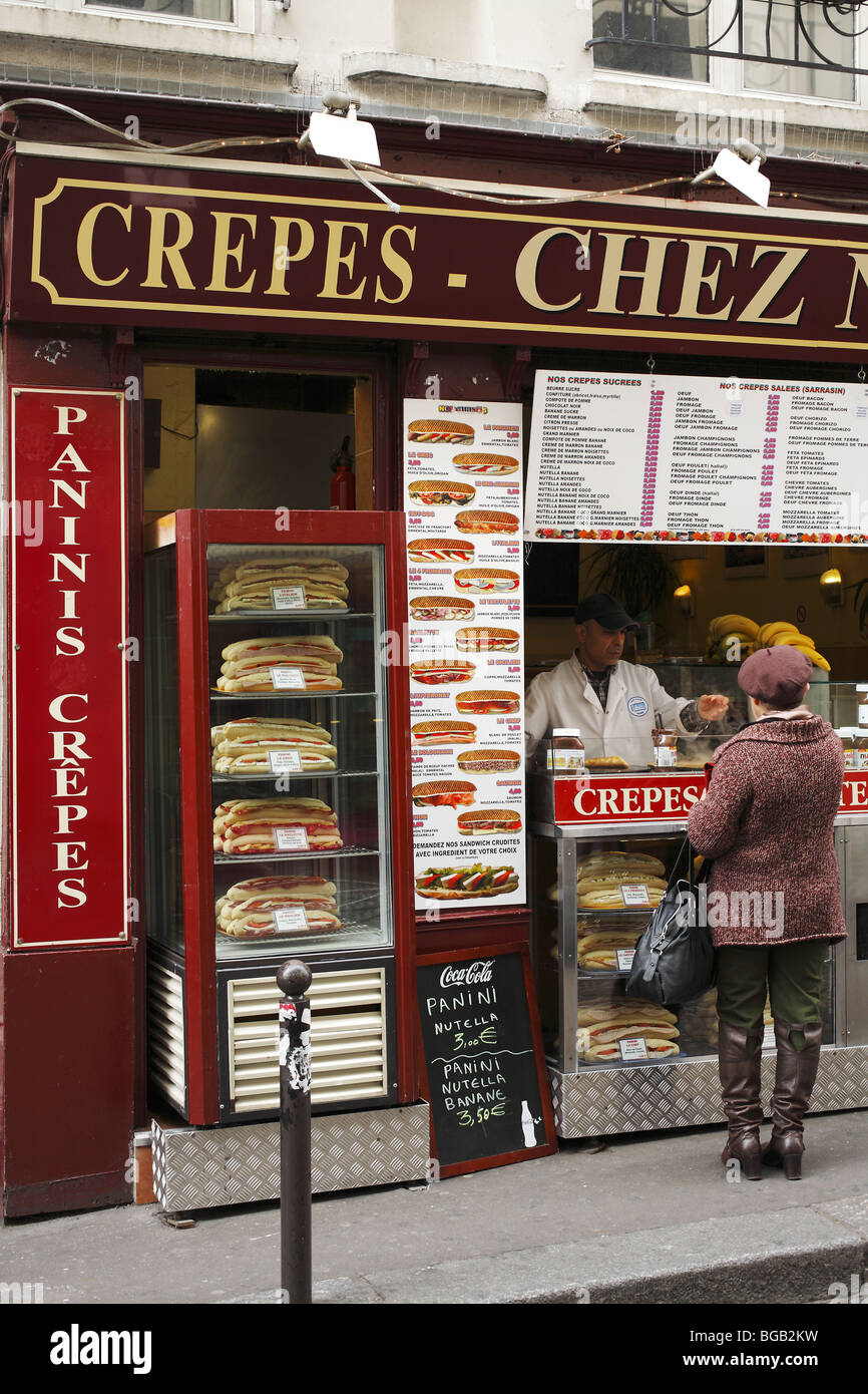 Paris fast food hi-res stock photography and images - Alamy