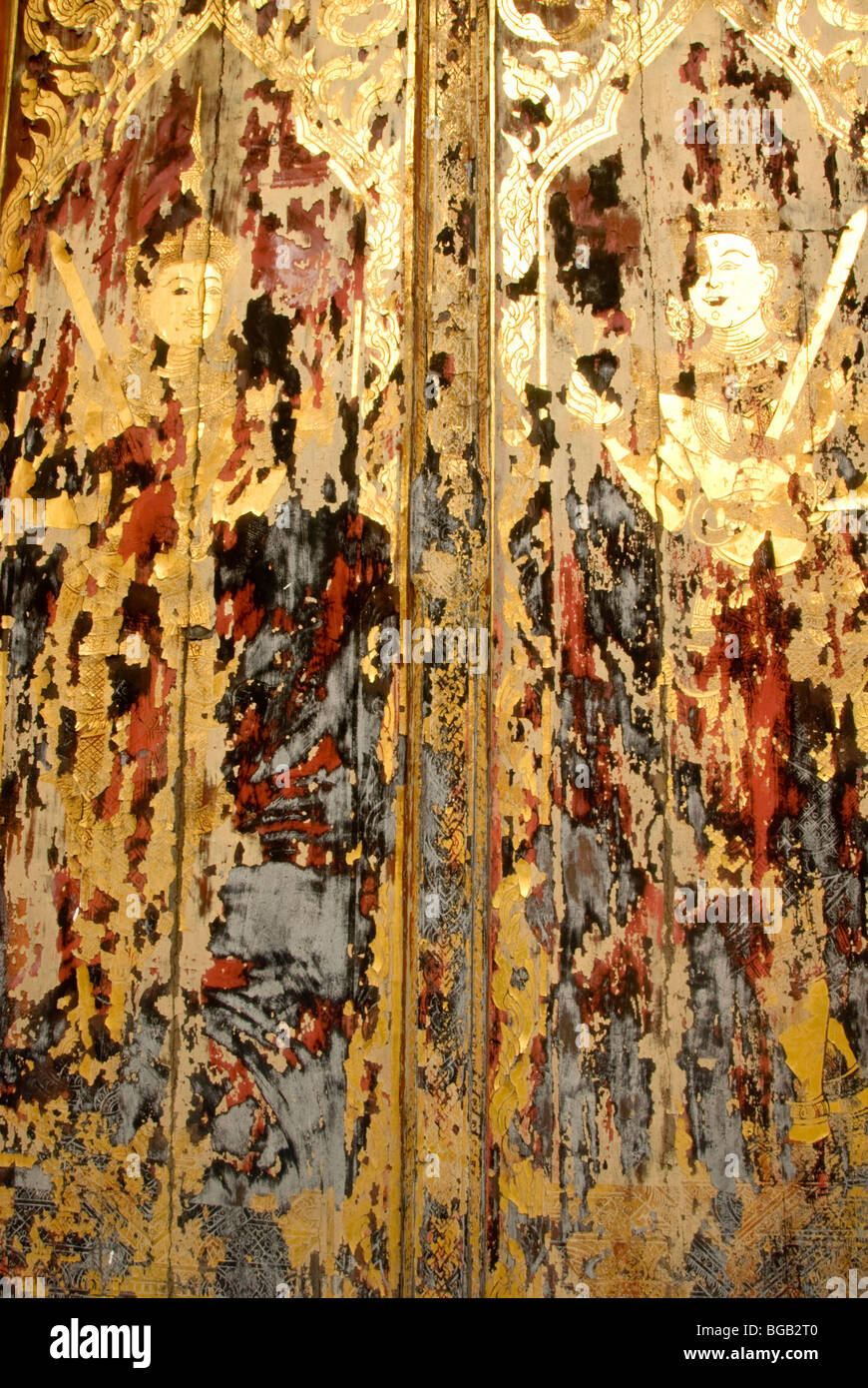Buddhist Artifact; Buddhist Mural Stock Photo - Alamy