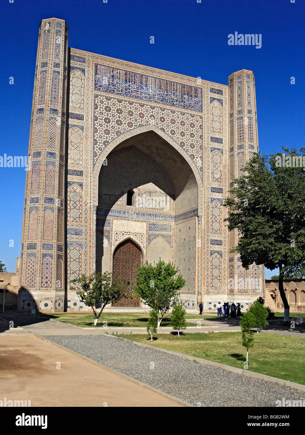 Bibi Khanym mosque, Samarkand, Uzbekistan Stock Photo - Alamy