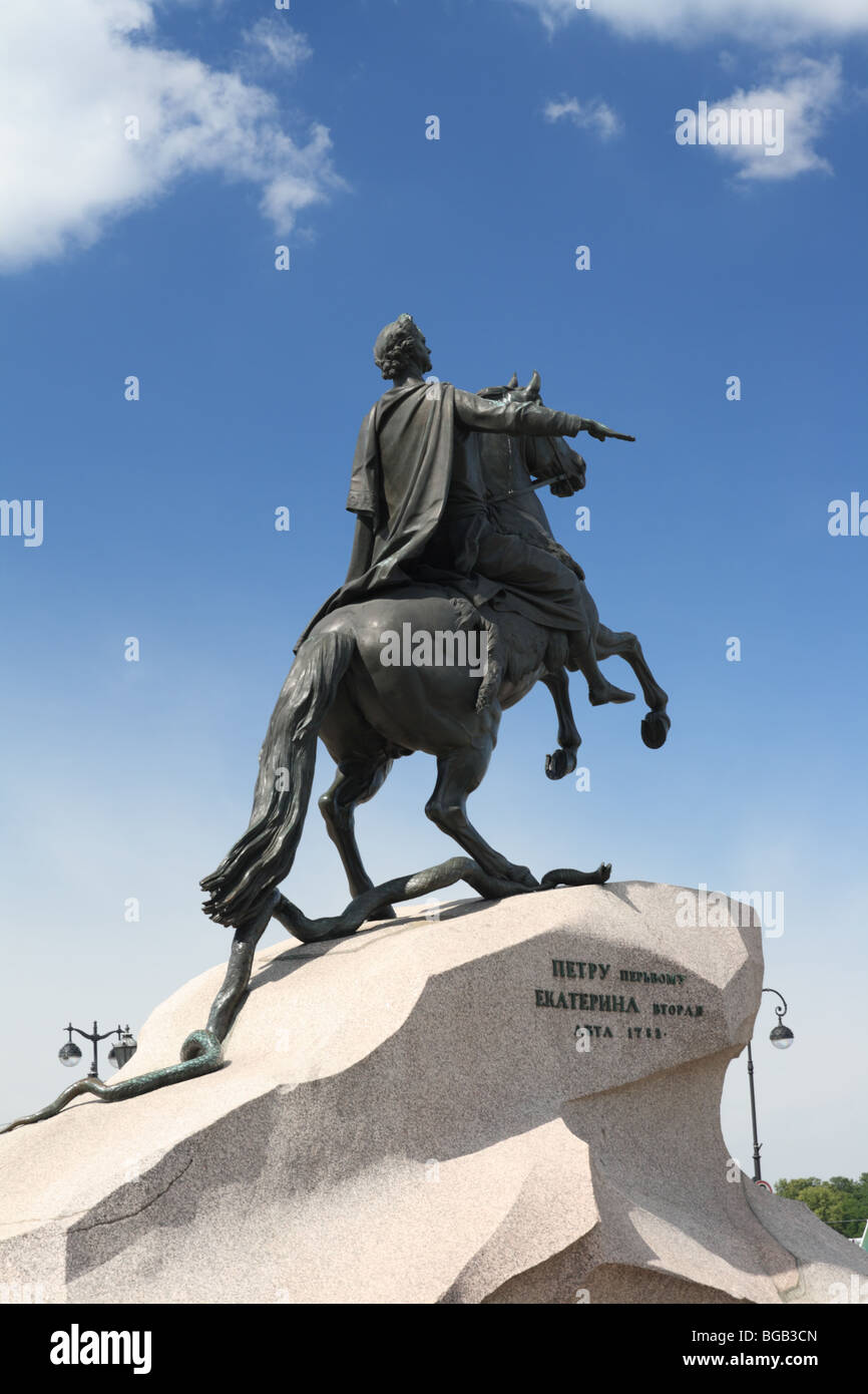 Tsar peter monument in hi-res stock photography and images - Alamy