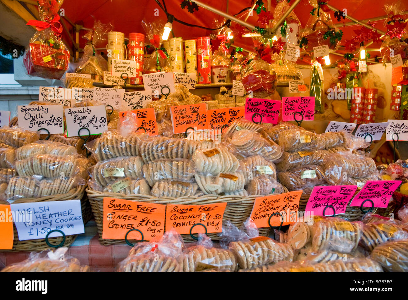 Cookies market stall hi-res stock photography and images - Alamy