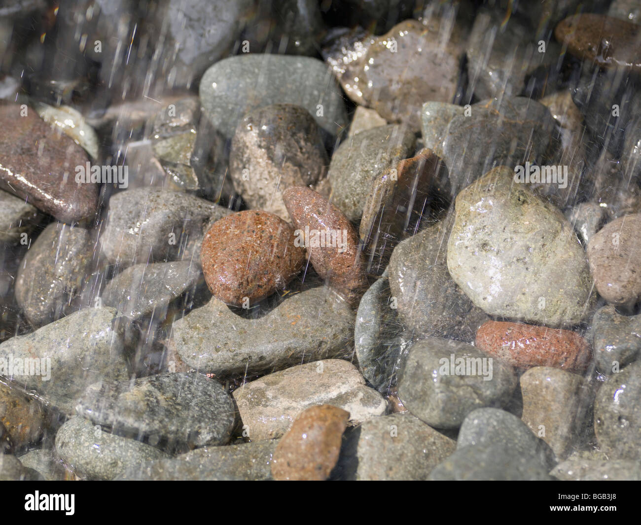 Rocks; Raining On Rocks Stock Photo - Alamy