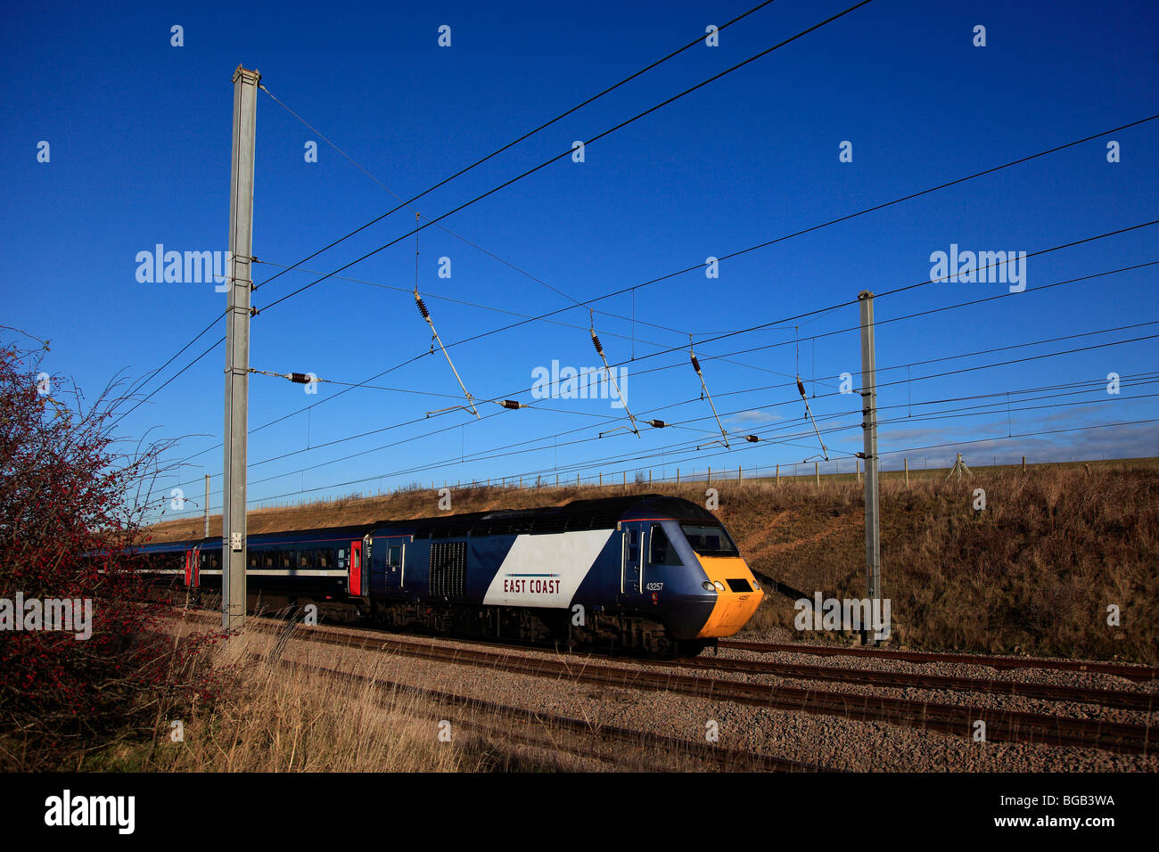 East Coast Trains 43257 High Speed Diesel Engine East Coast Main Line ...