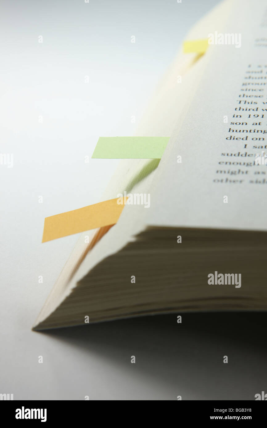 Book with tips Stock Photo - Alamy