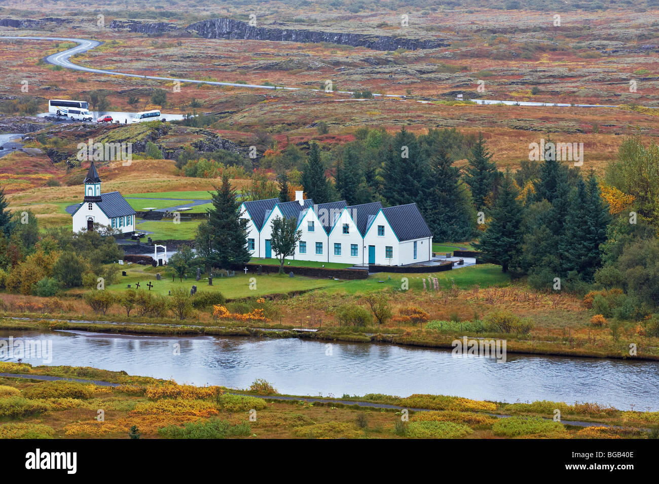 Thingvallakirkja church hi-res stock photography and images - Alamy