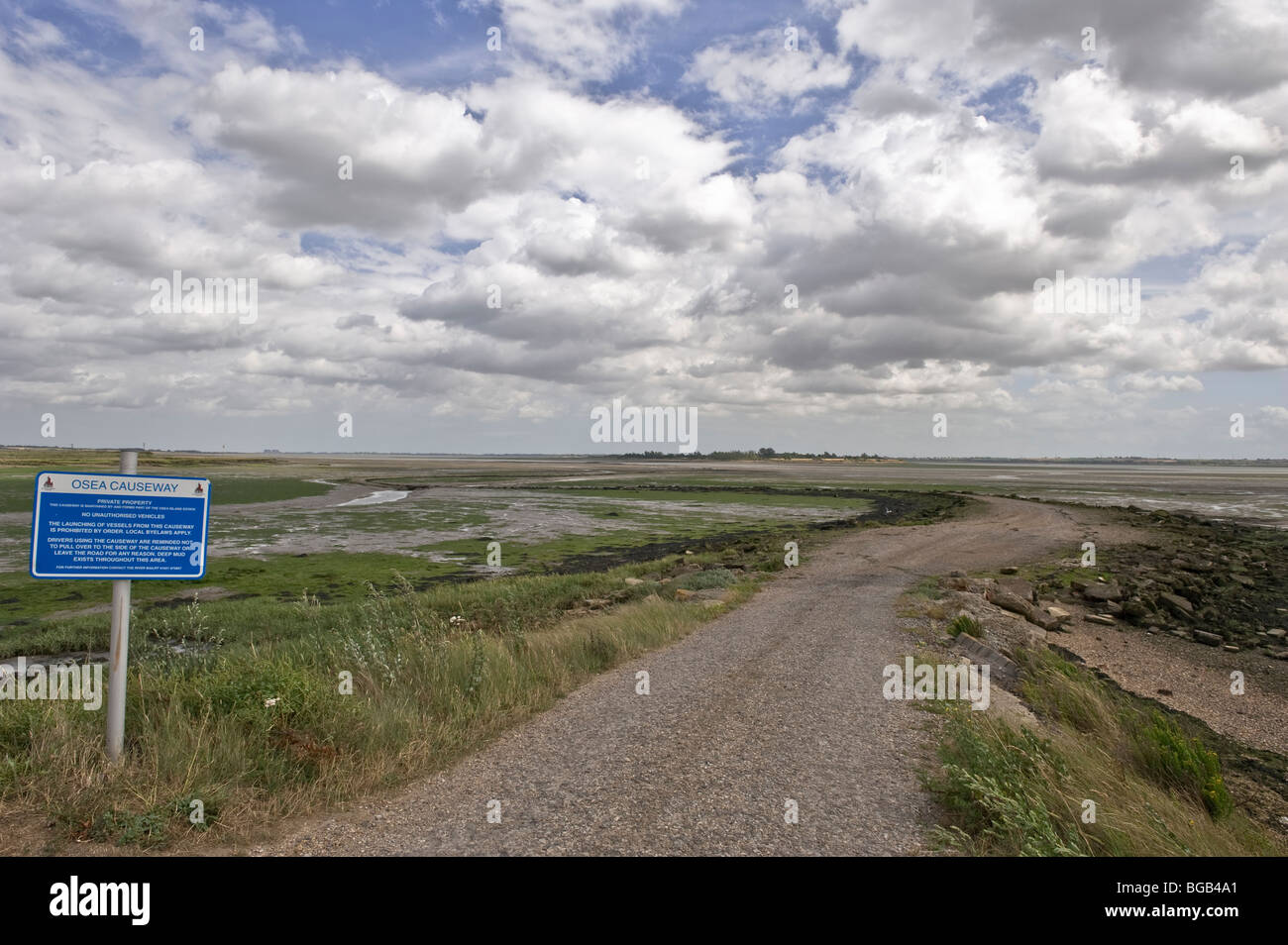 The Causeway Leading To Osea Island Cut Off By The Sea In Essex England Private Island Retreat