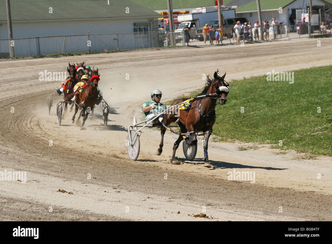 Horse cart racing america hi-res stock photography and images - Alamy