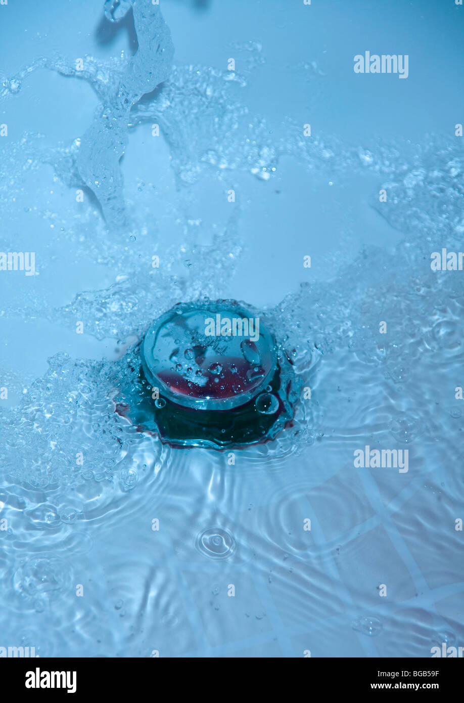 Water Falling Into Drain Part 1 Stock Photo - Alamy