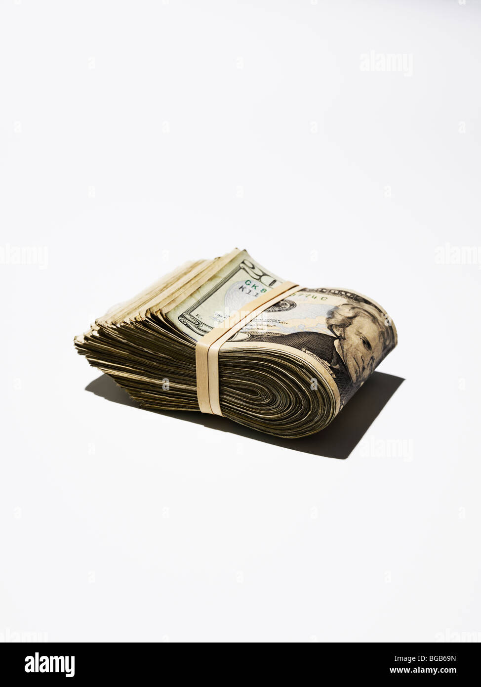 Bundle Of US Dollar Bills Stock Photo - Alamy