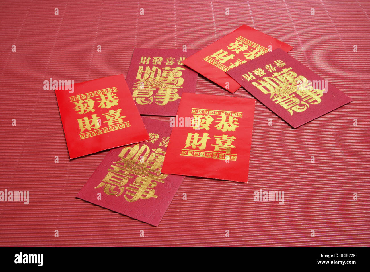 Chinese New Year Red Packets Stock Photo - Alamy