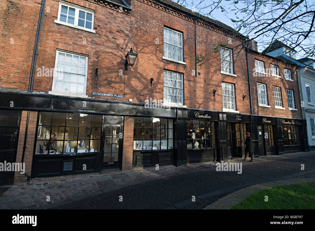Butchers row art gallery sca shrewsbury architecture hi-res stock ...