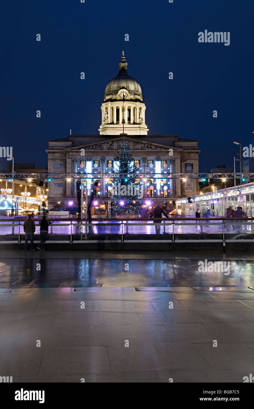 Nottingham winter snow city hi-res stock photography and images - Alamy