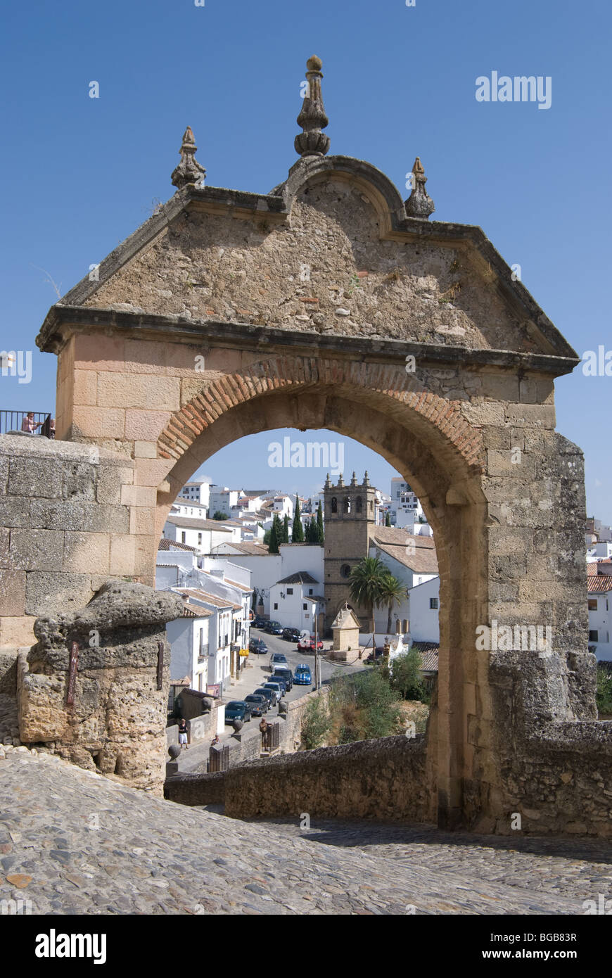 The Arch of Philip V, Ronda, Spain Stock Photo - Alamy