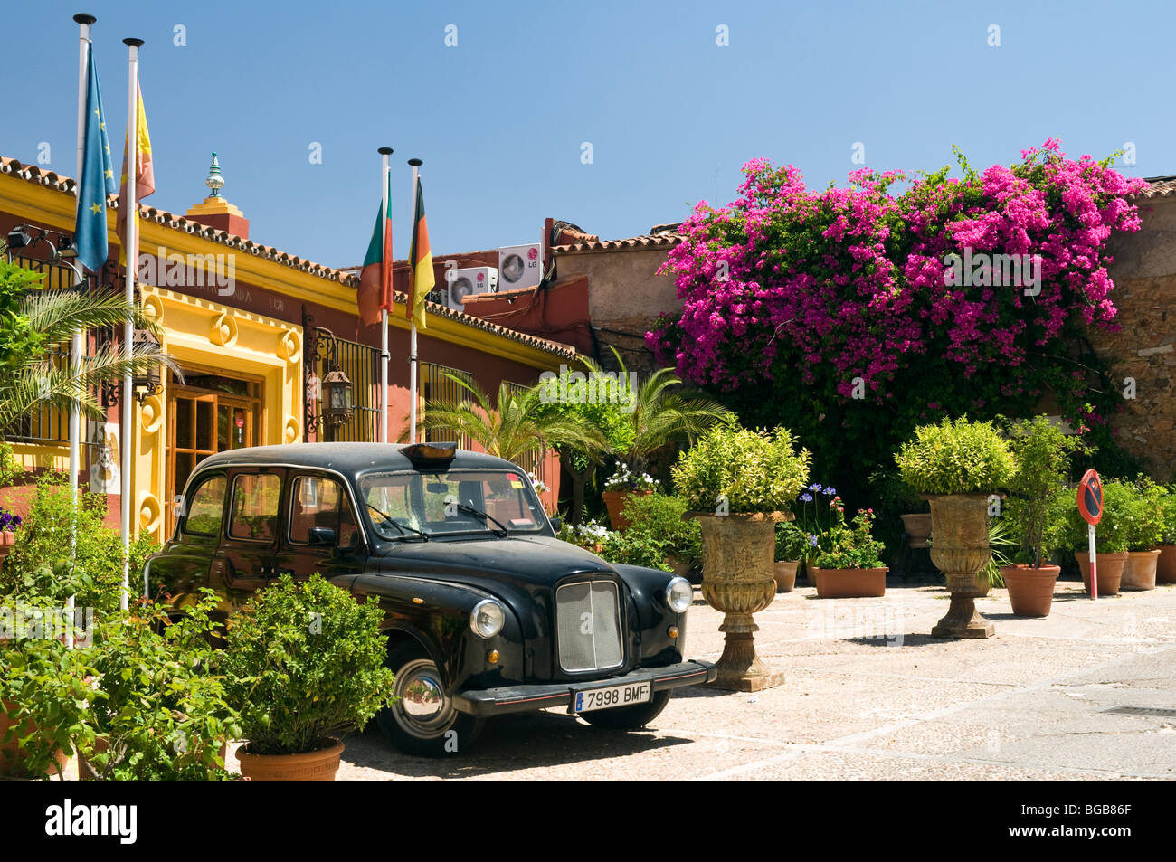 Hotel "Huerta Honda" in Zafra, Spain Stock Photo - Alamy