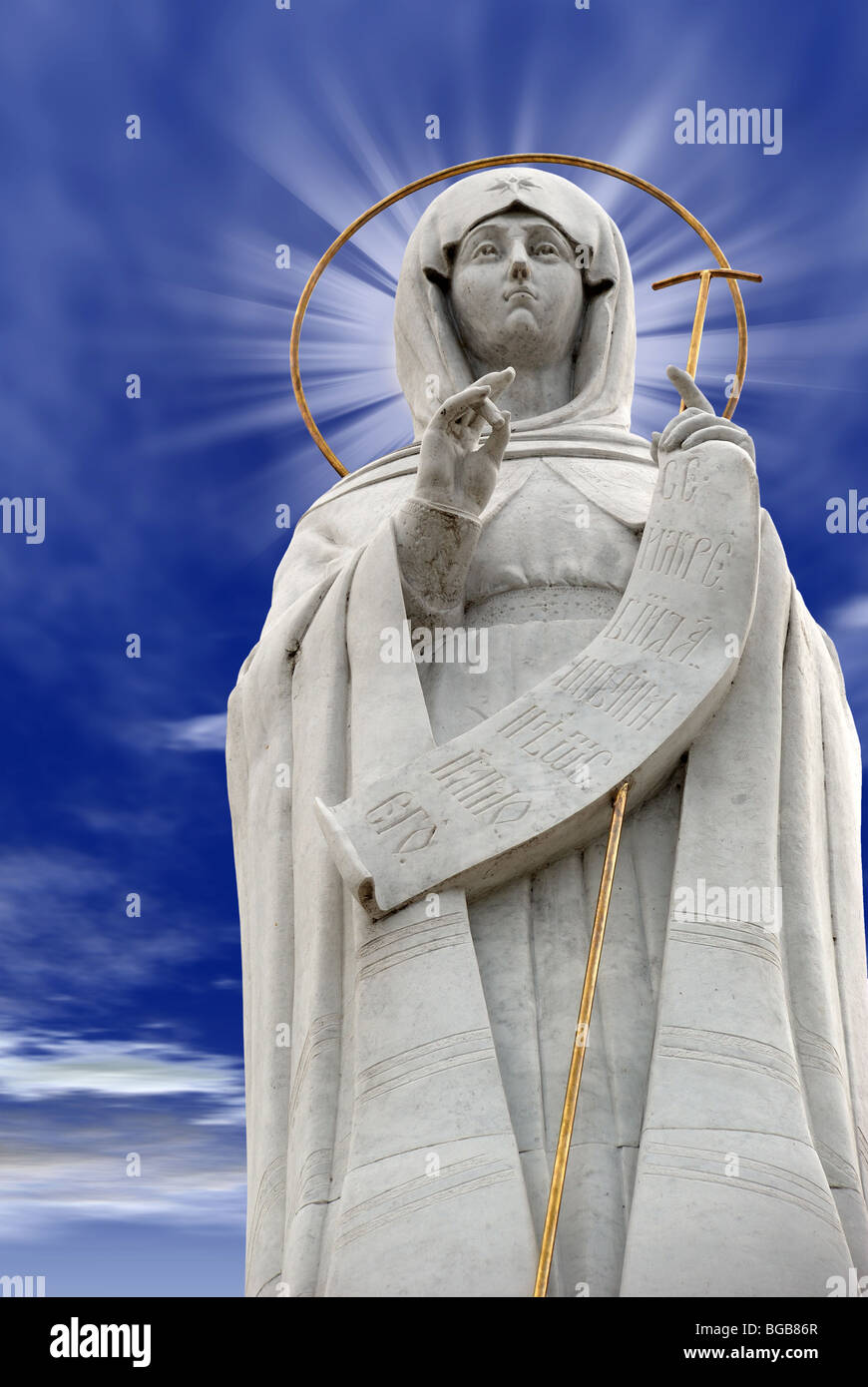 Religious pose hi-res stock photography and images - Alamy