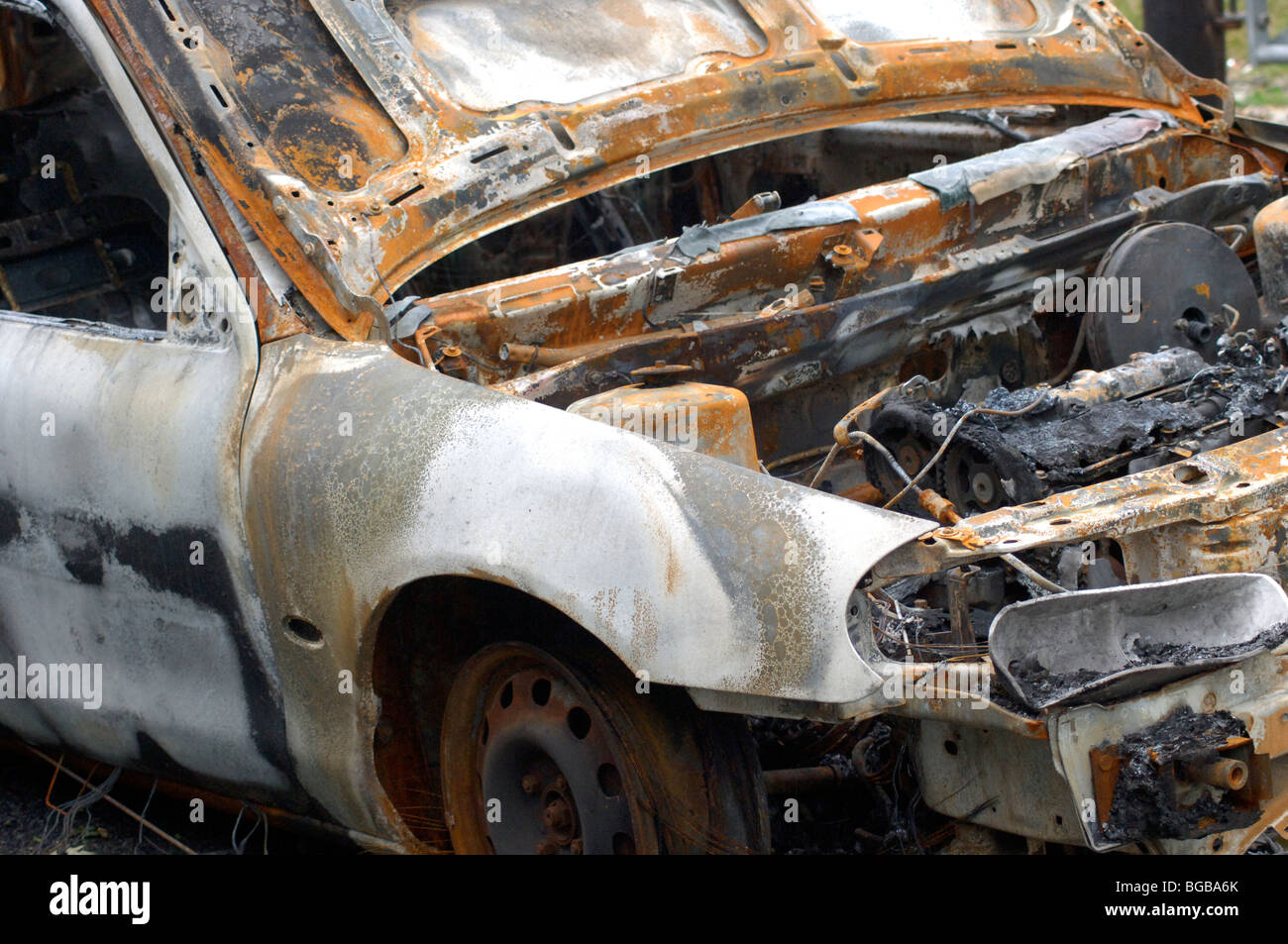 Burnt Wreckage High Resolution Stock Photography and Images - Alamy