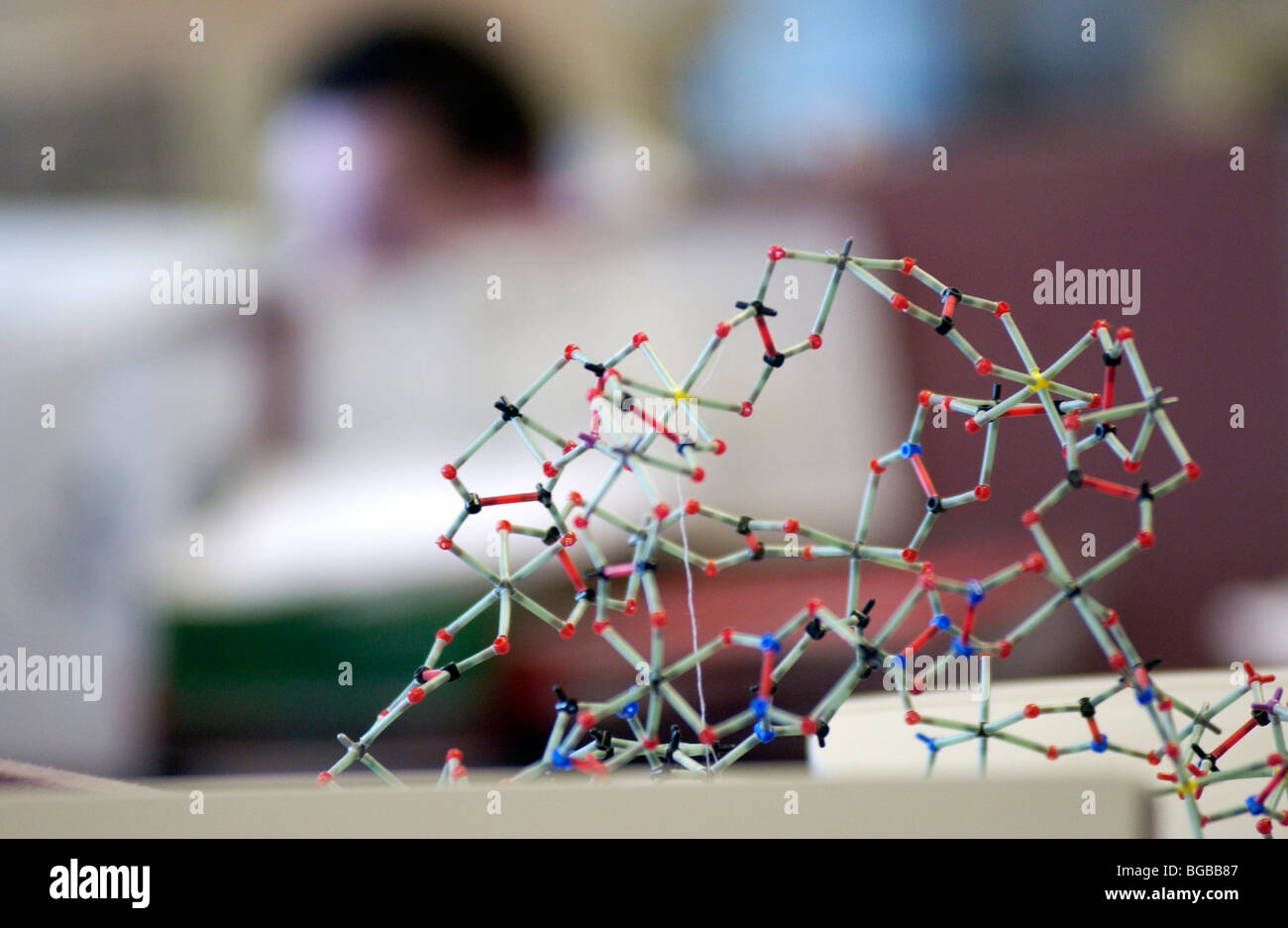 Photograph of science lab chemistry student class experiment UK Stock ...